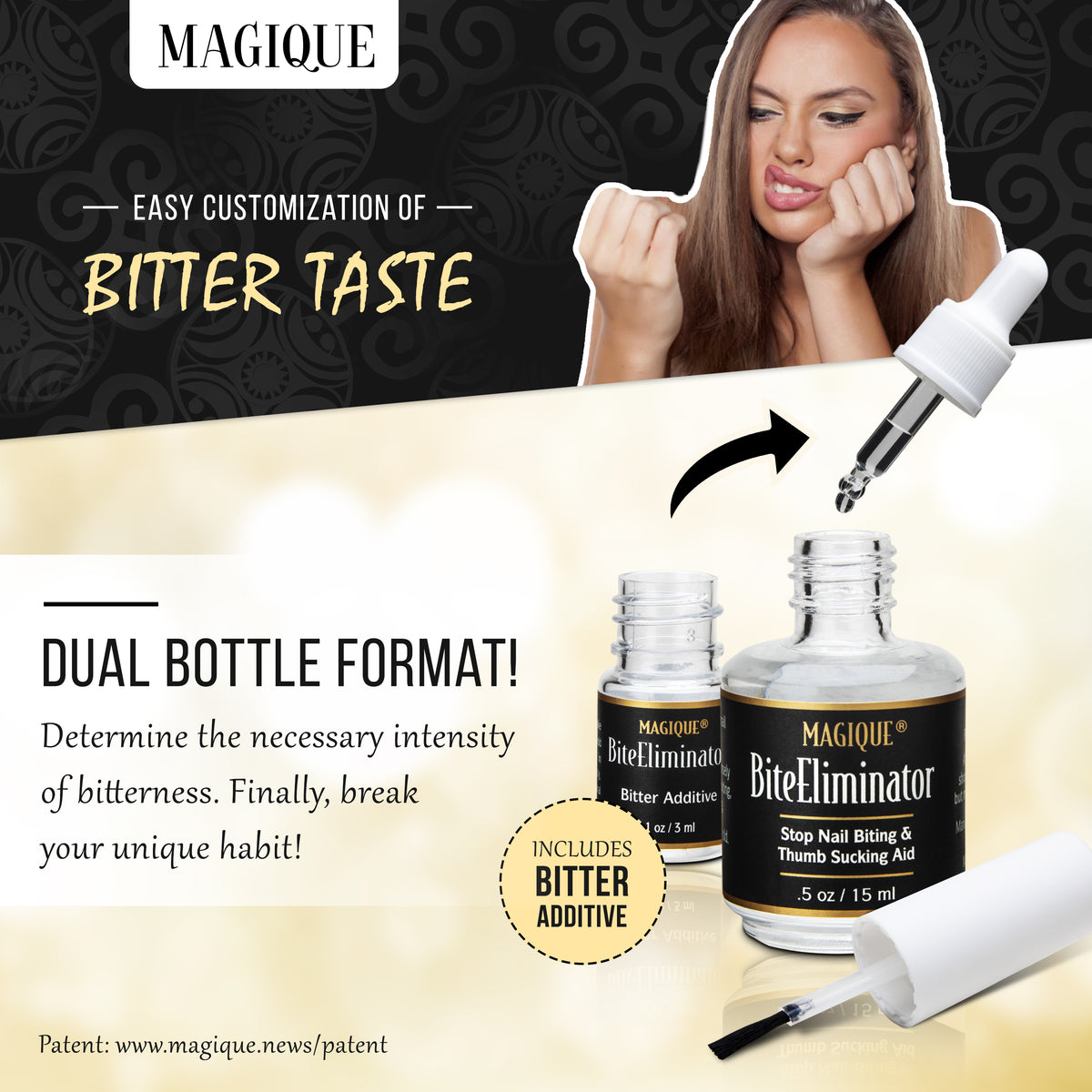 Magique BiteEliminator - Bitter Nail Polish for the Toughest Nail Bite ...